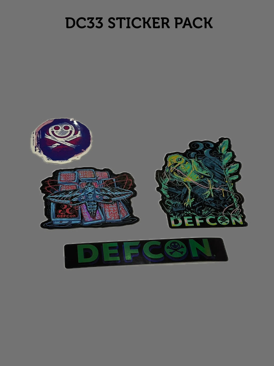 DEF CON 33 Sticker Pack – DEF CON Merchandise